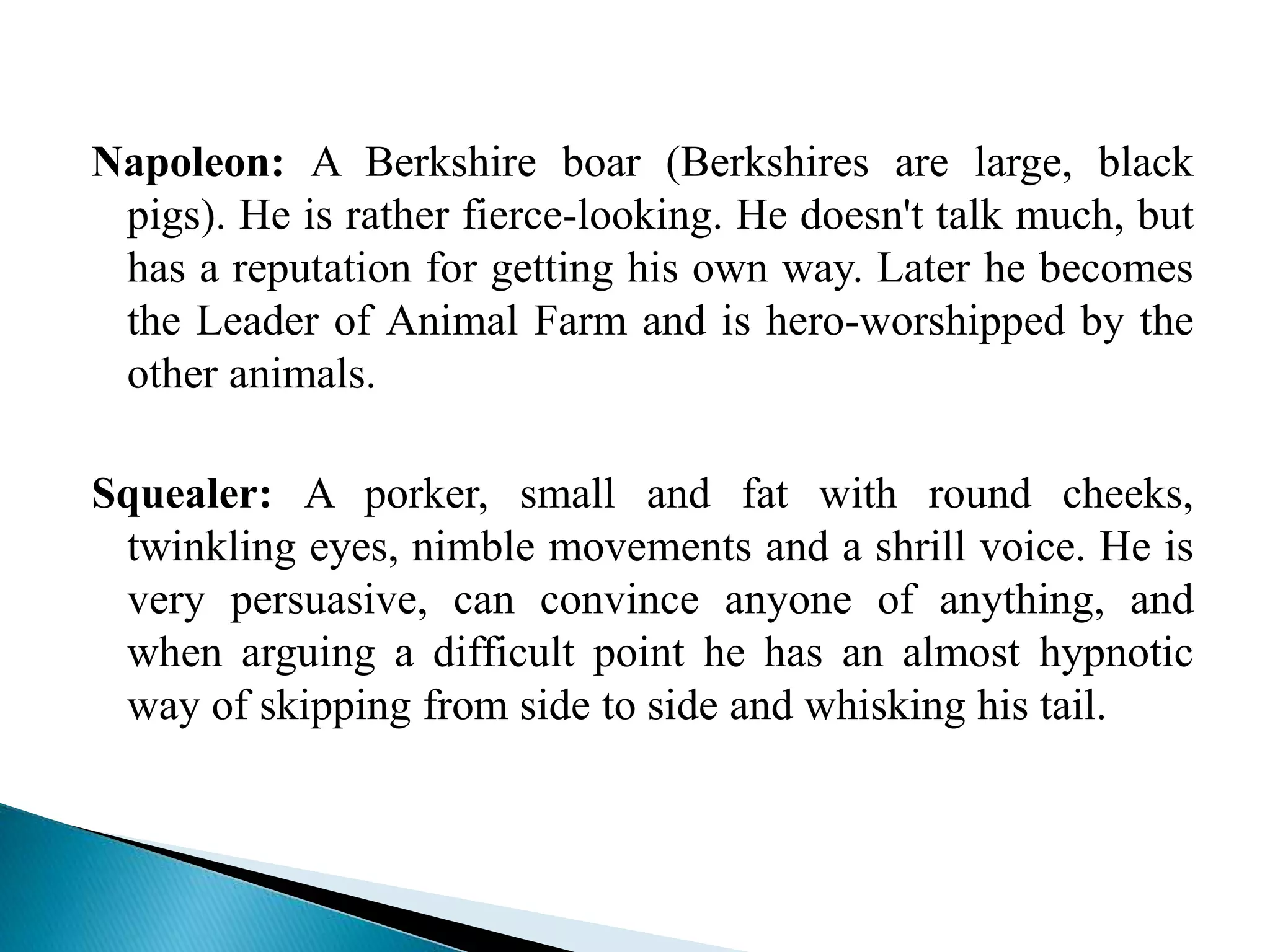 The animal farm | PPTX