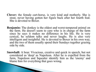 The animal farm | PPTX