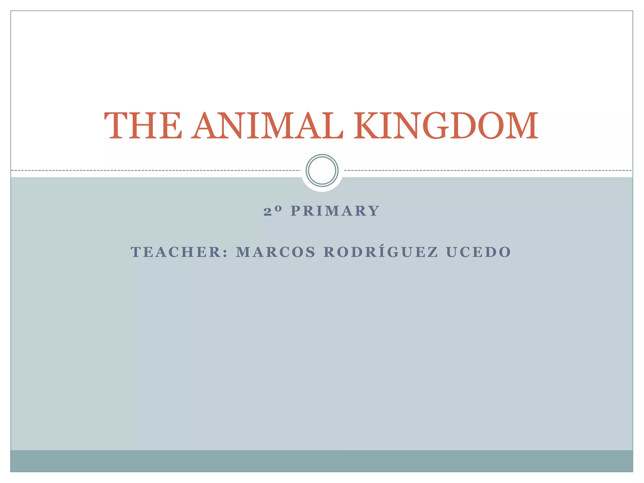 The animal kingdom | PPT