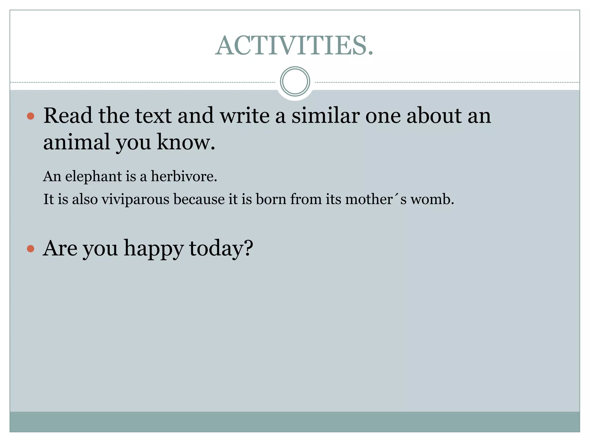 The animal kingdom | PPT