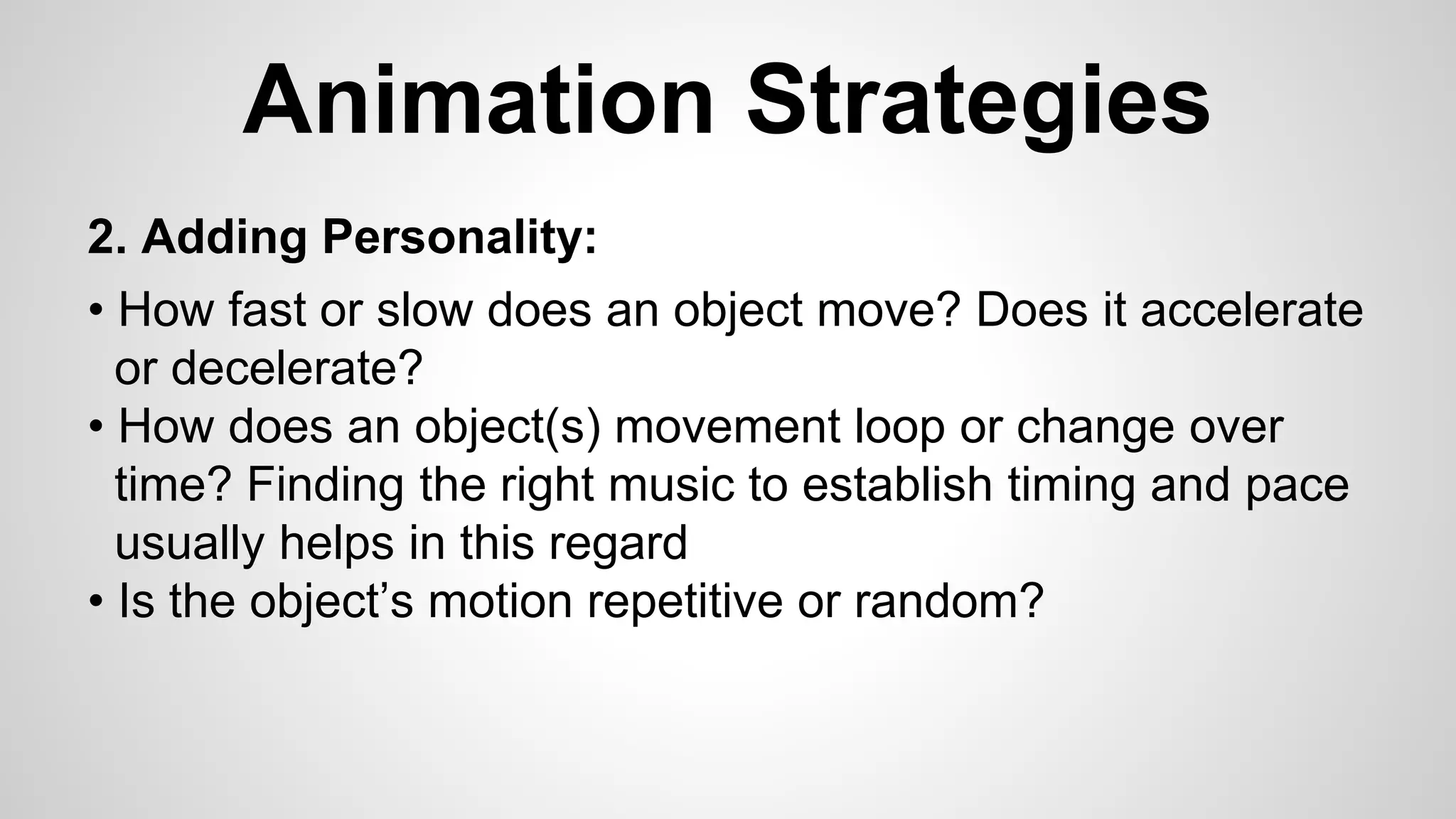 The Animation Process | PPTX