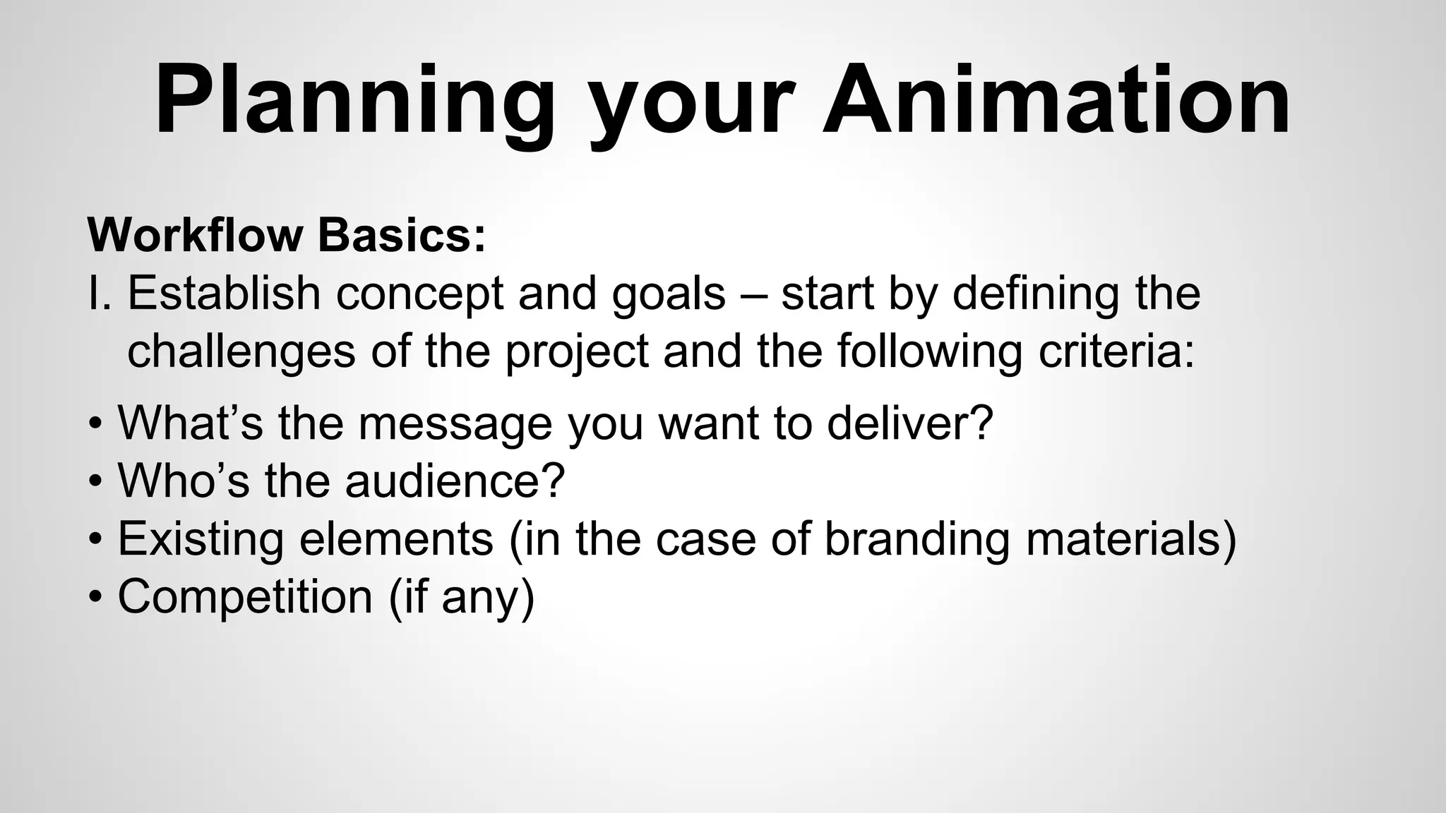 The Animation Process | PPTX | Computer Animation | Computer Software ...