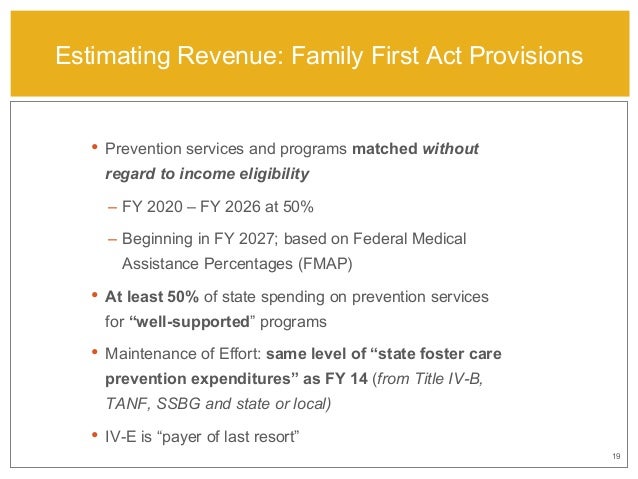 Planning for Family First Prevention Services: Three Key Fiscal Eleme…