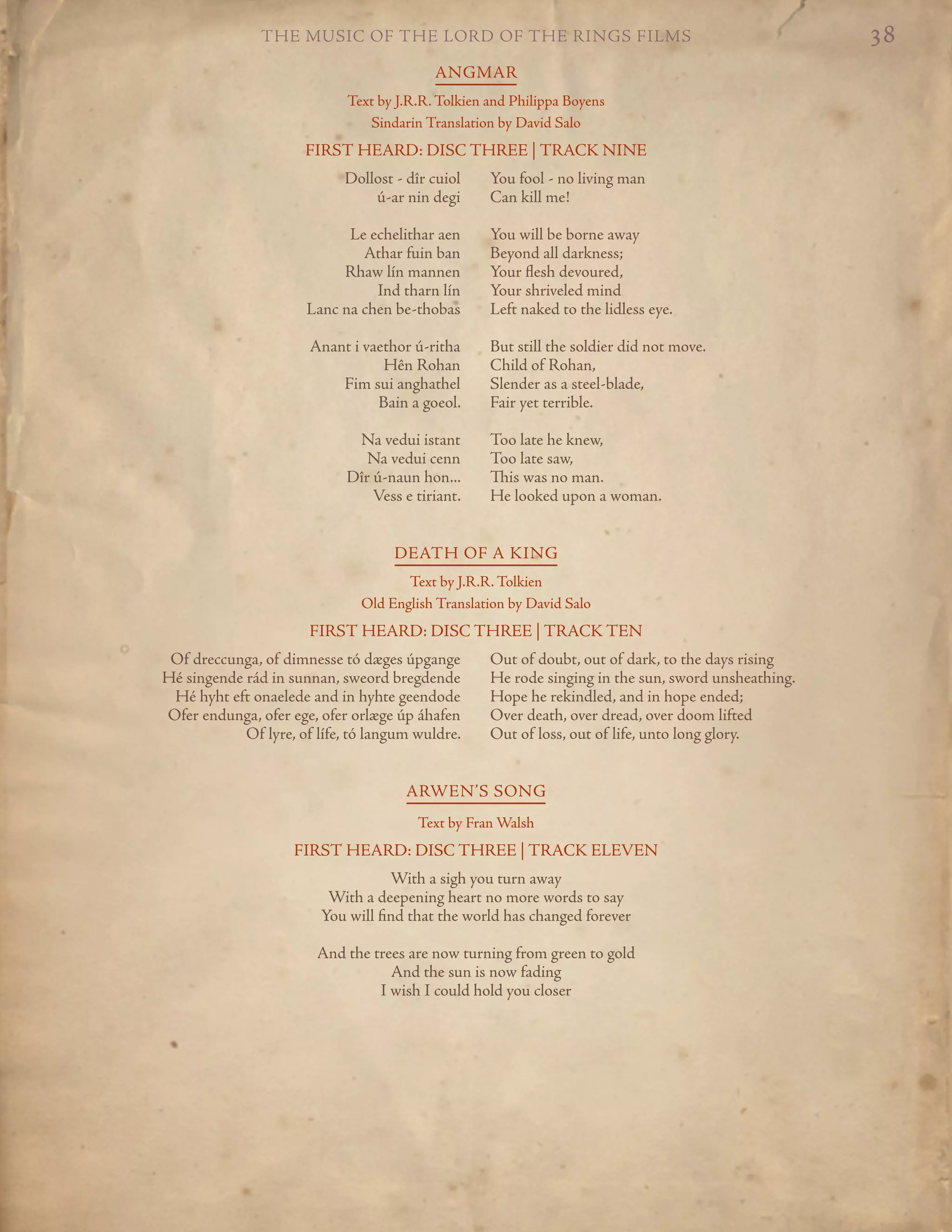 The annotated score | PDF