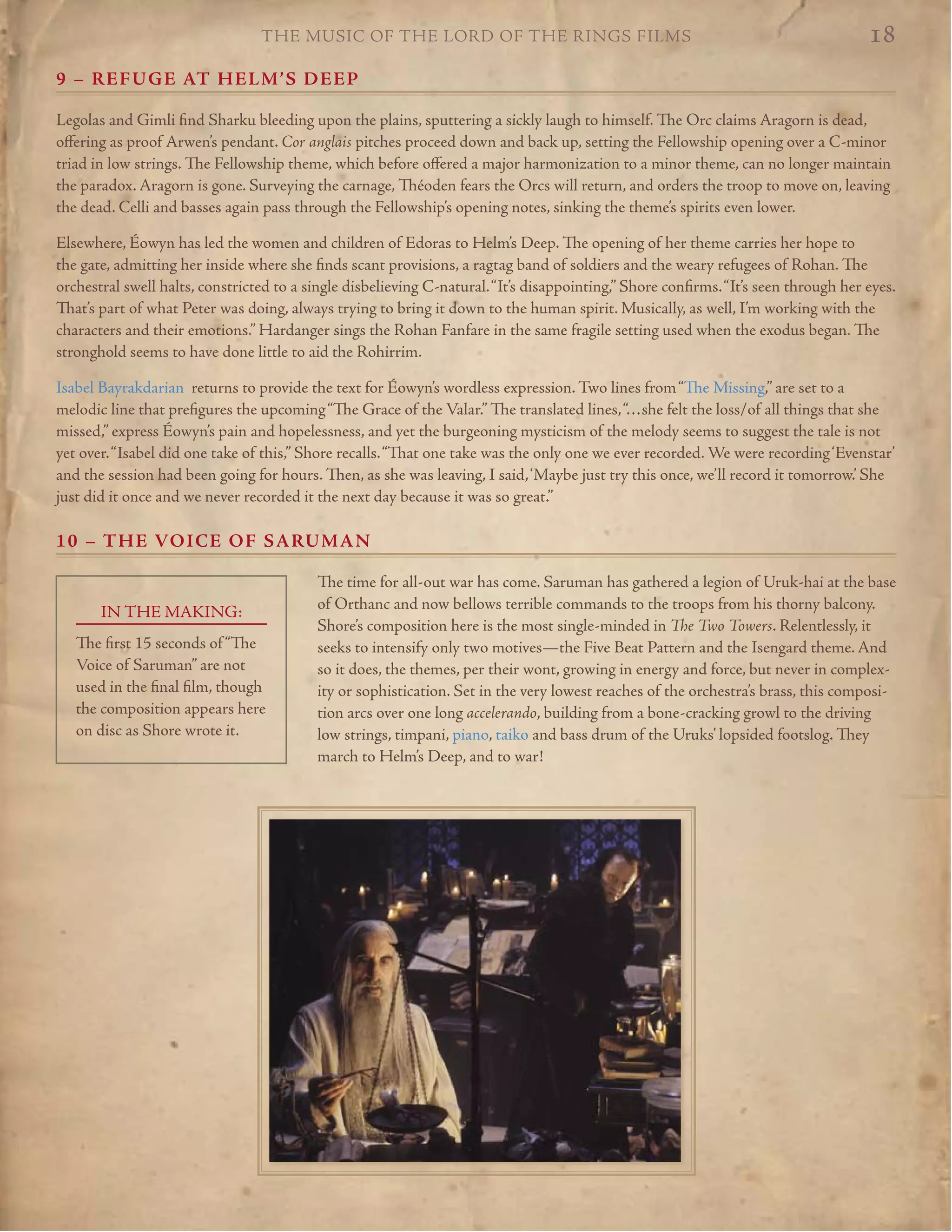 The annotated score | PDF