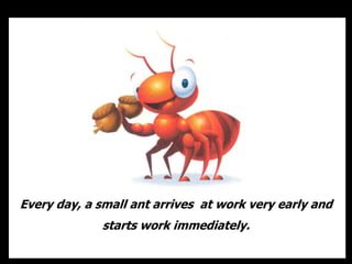 THE ANT - LION STORY (THE ANT - LION STORY).ppt