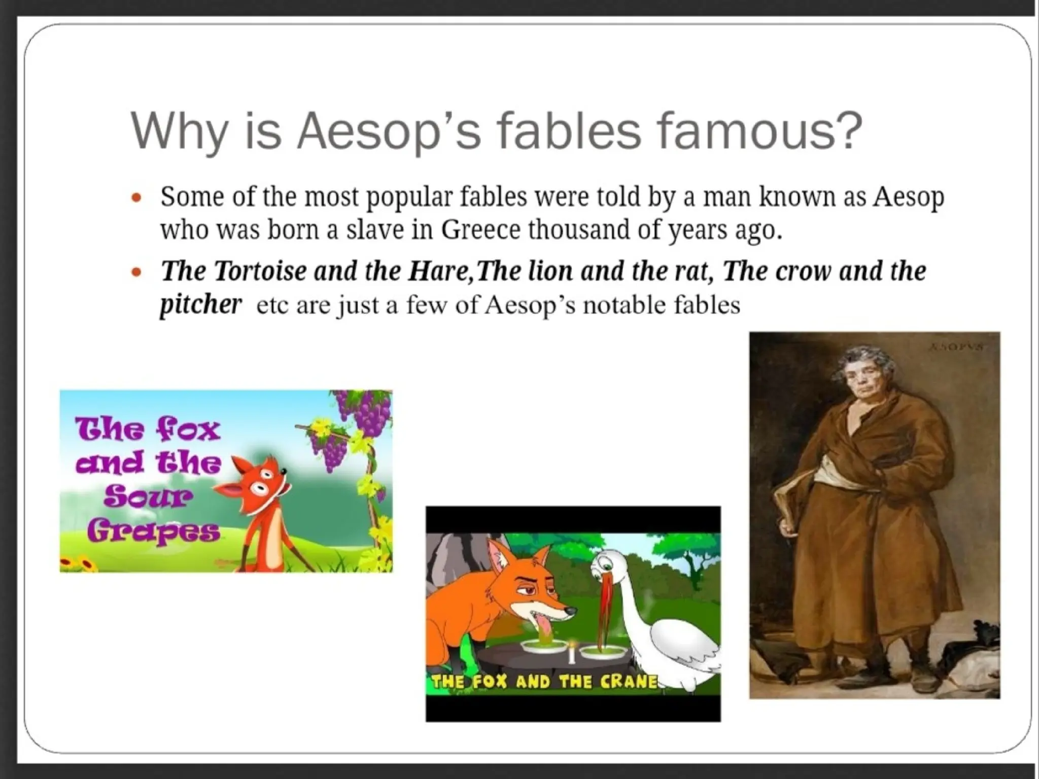 The Ant and the Cricket poem - a fable by Aesop | PPTX