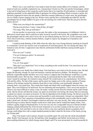 The Ant and The Grasshopper | DOC