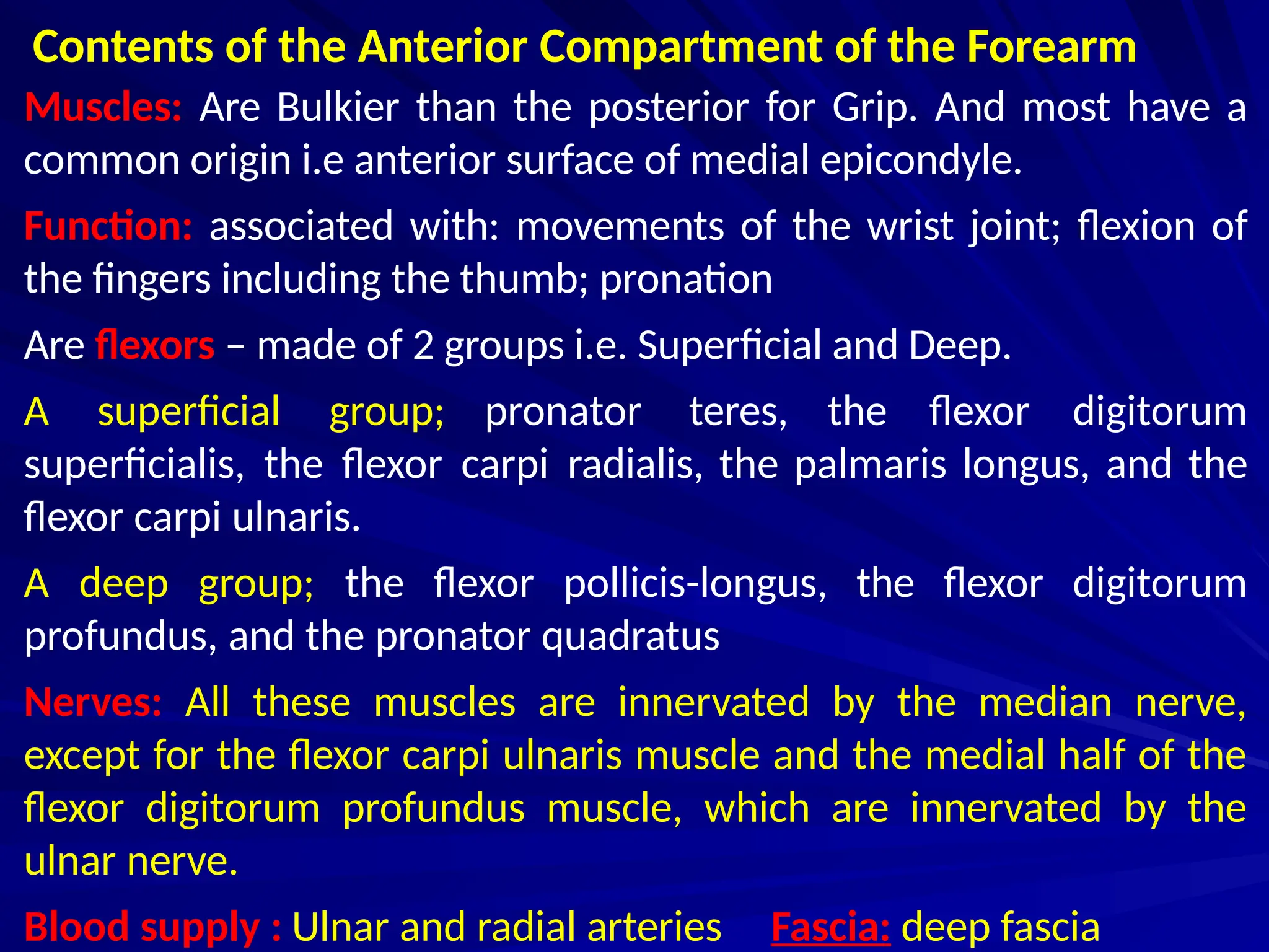 The Anterior Compartment of the Forearm.pptx