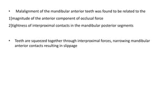 The Anterior component of occlusal force.pptx | Dental Health ...