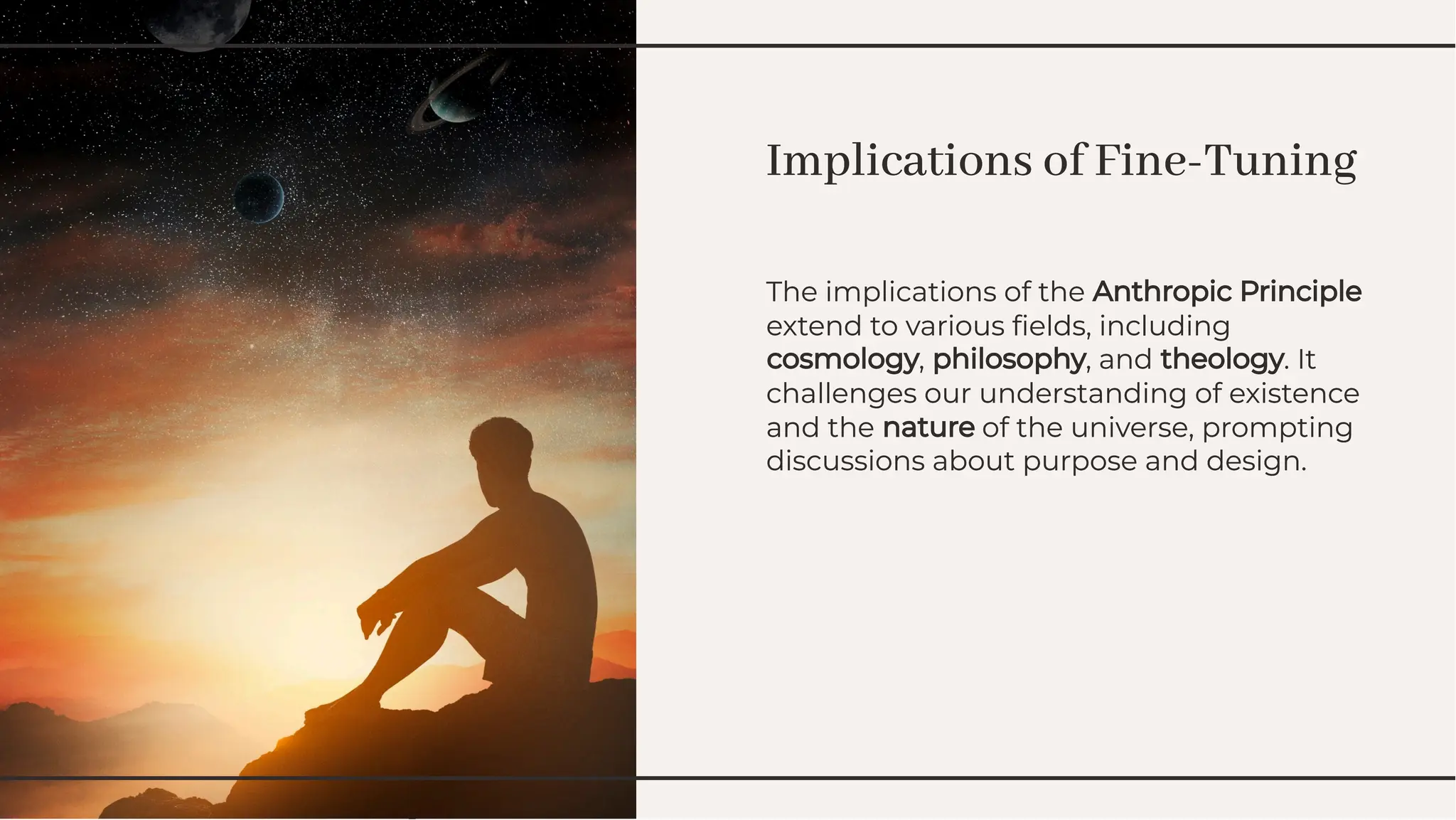 The Anthropic Principle: Why Is the Universe Fine-Tuned for Life? | PDF