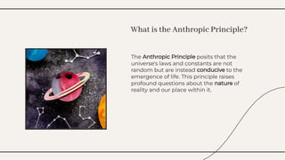 The Anthropic Principle: Why Is the Universe Fine-Tuned for Life? | PDF