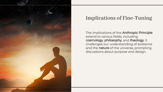 The Anthropic Principle: Why Is the Universe Fine-Tuned for Life? | PPT
