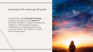 The Anthropic Principle: Why Is the Universe Fine-Tuned for Life? | PDF