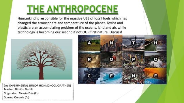 The anthropocene | PPTX | Indoor Environmental Quality | Home & Garden