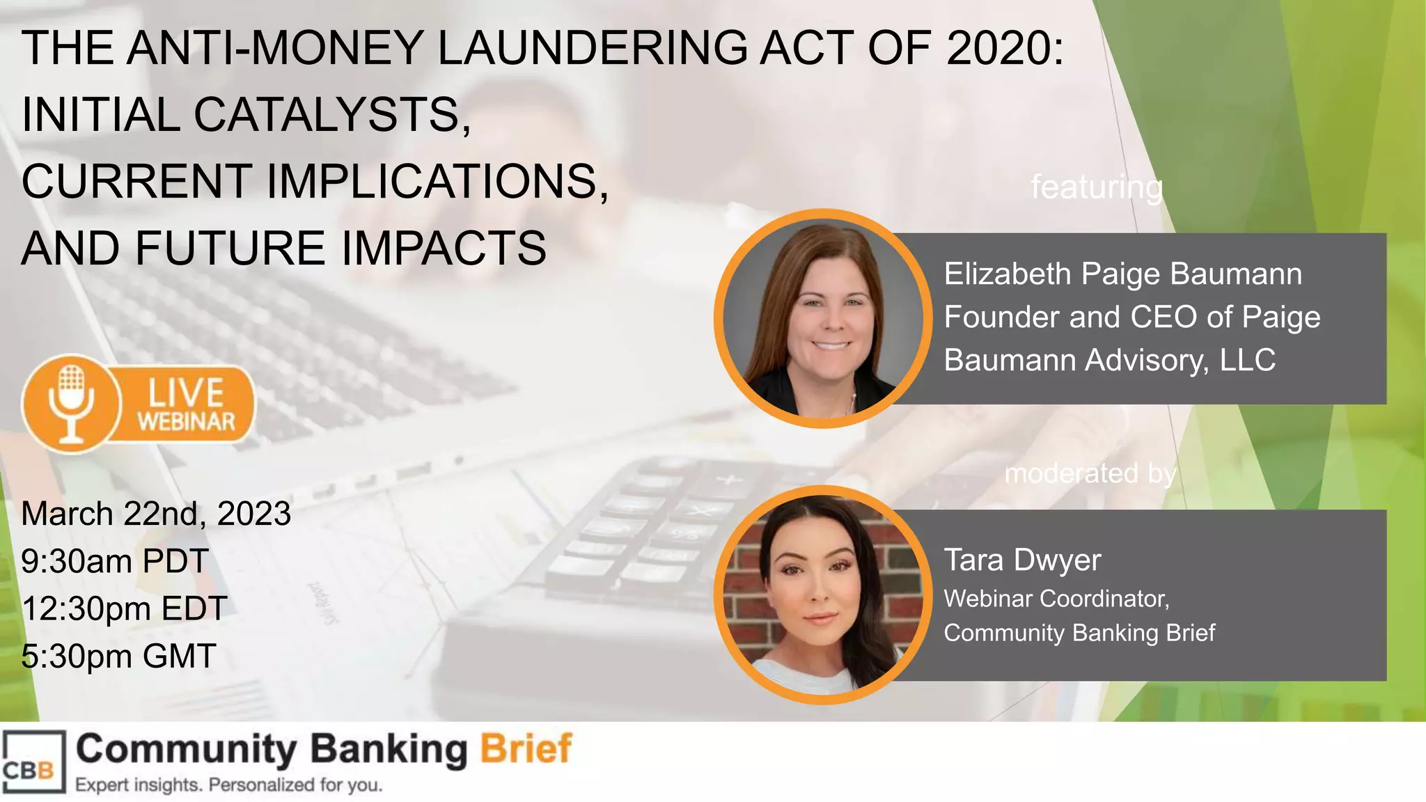 The Anti-Money Laundering Act of 2020: Initial Catalysts, Current ...