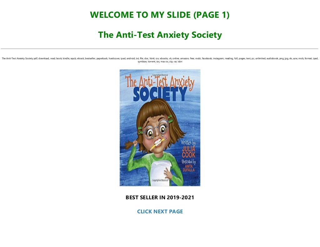 Free Download The Anti Test Anxiety Society Full PDF Online free-download-the-anti-test-anxiety-society-full-pdf-online