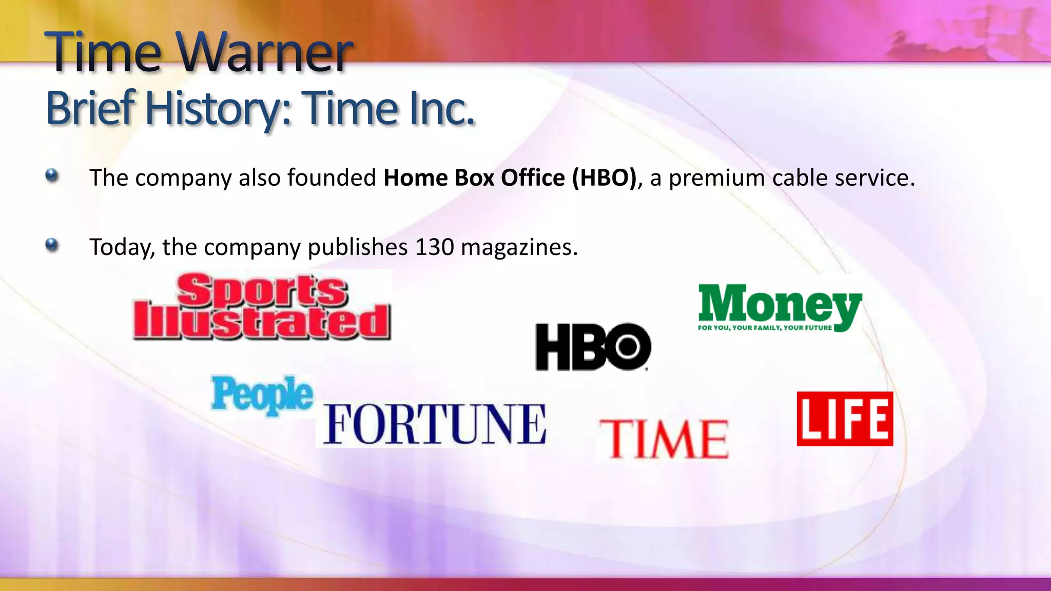 AOL Time Warner Merger Case Study | PPTX