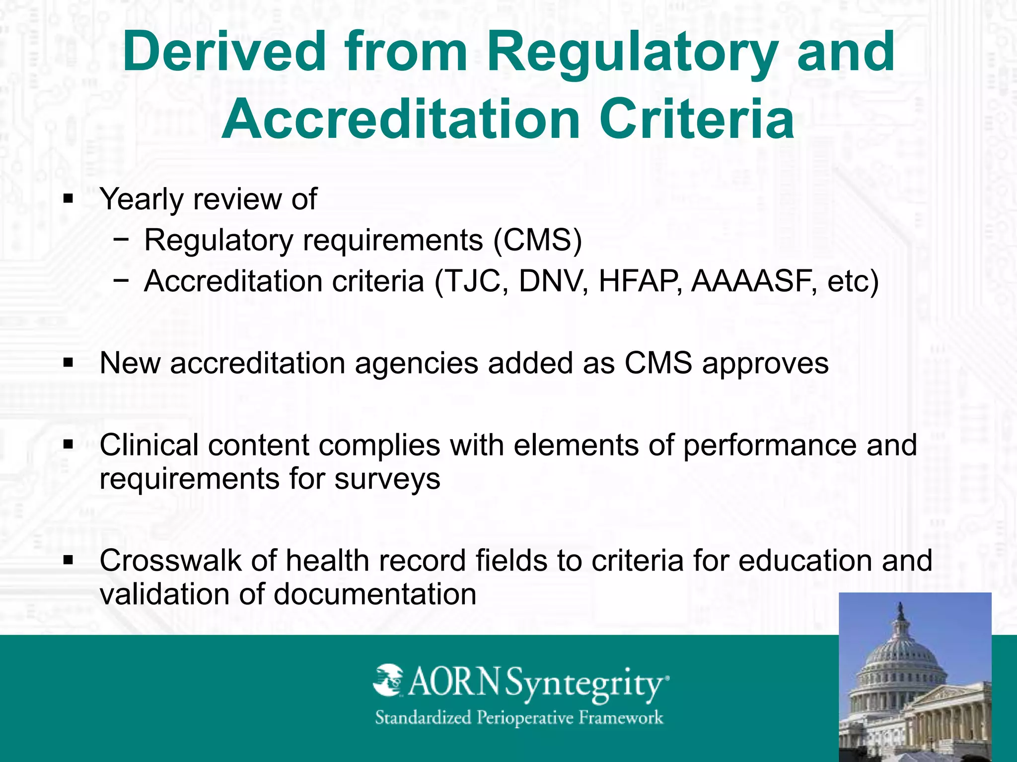 The AORN Syntegrity Framework | PPTX