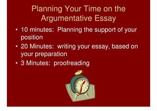 The AP Argumentative Essay | PPT