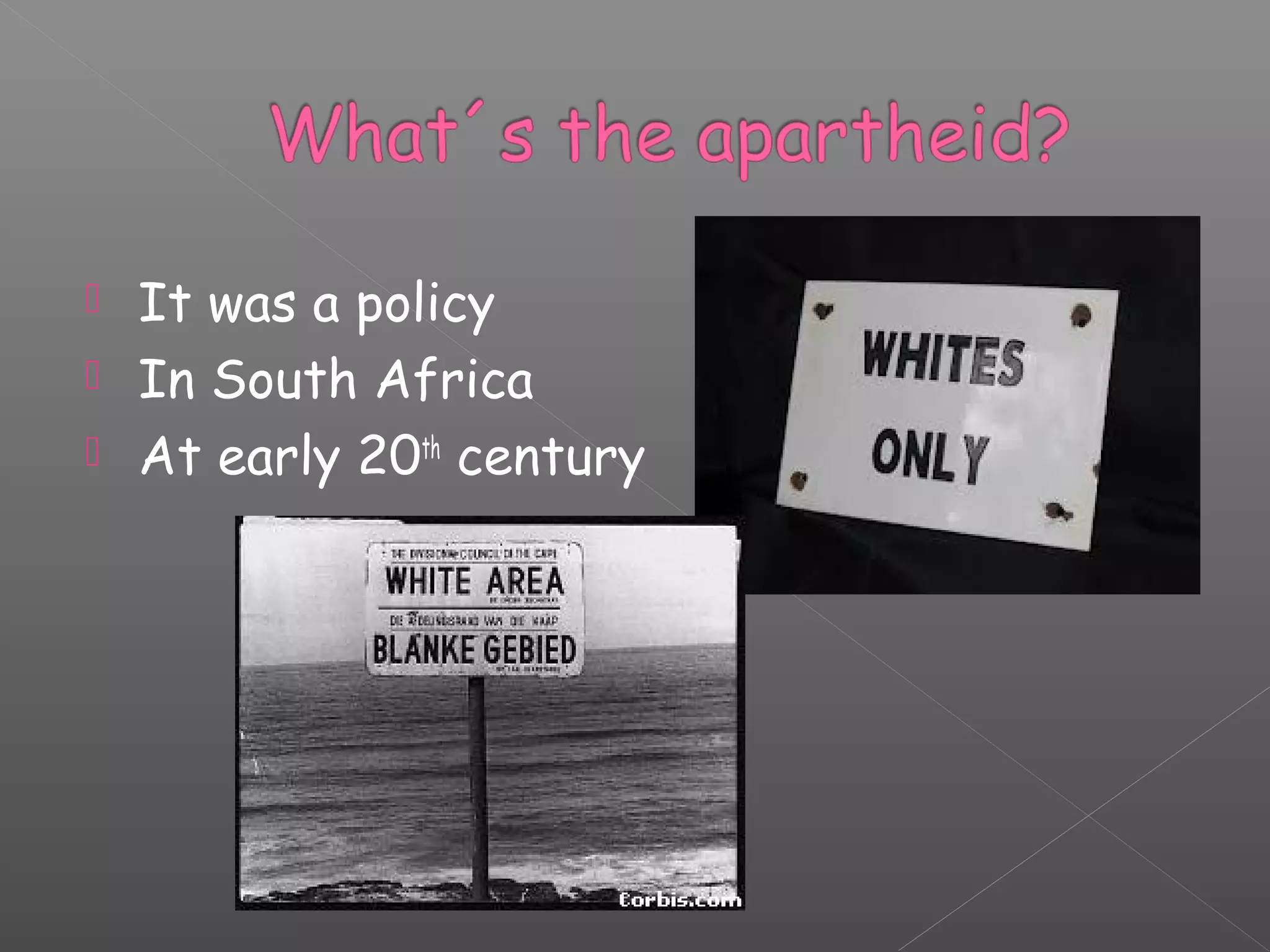 The apartheid andrea | PPT