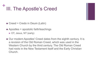 The apostles'creed 1 i believe | PPT