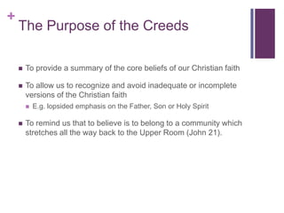 The apostles'creed 1 i believe | PPT