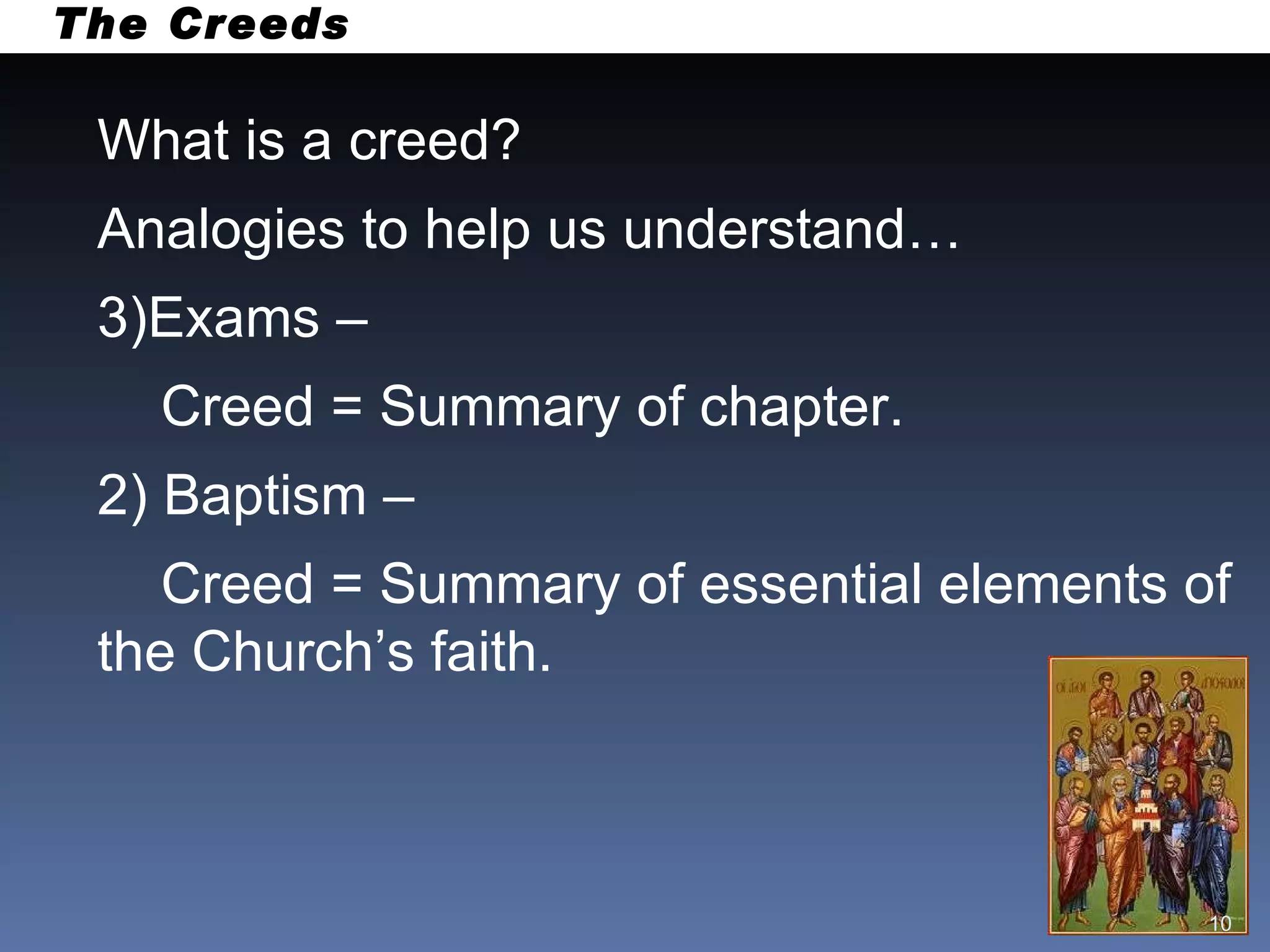 The apostles' creed 2011 | PPT