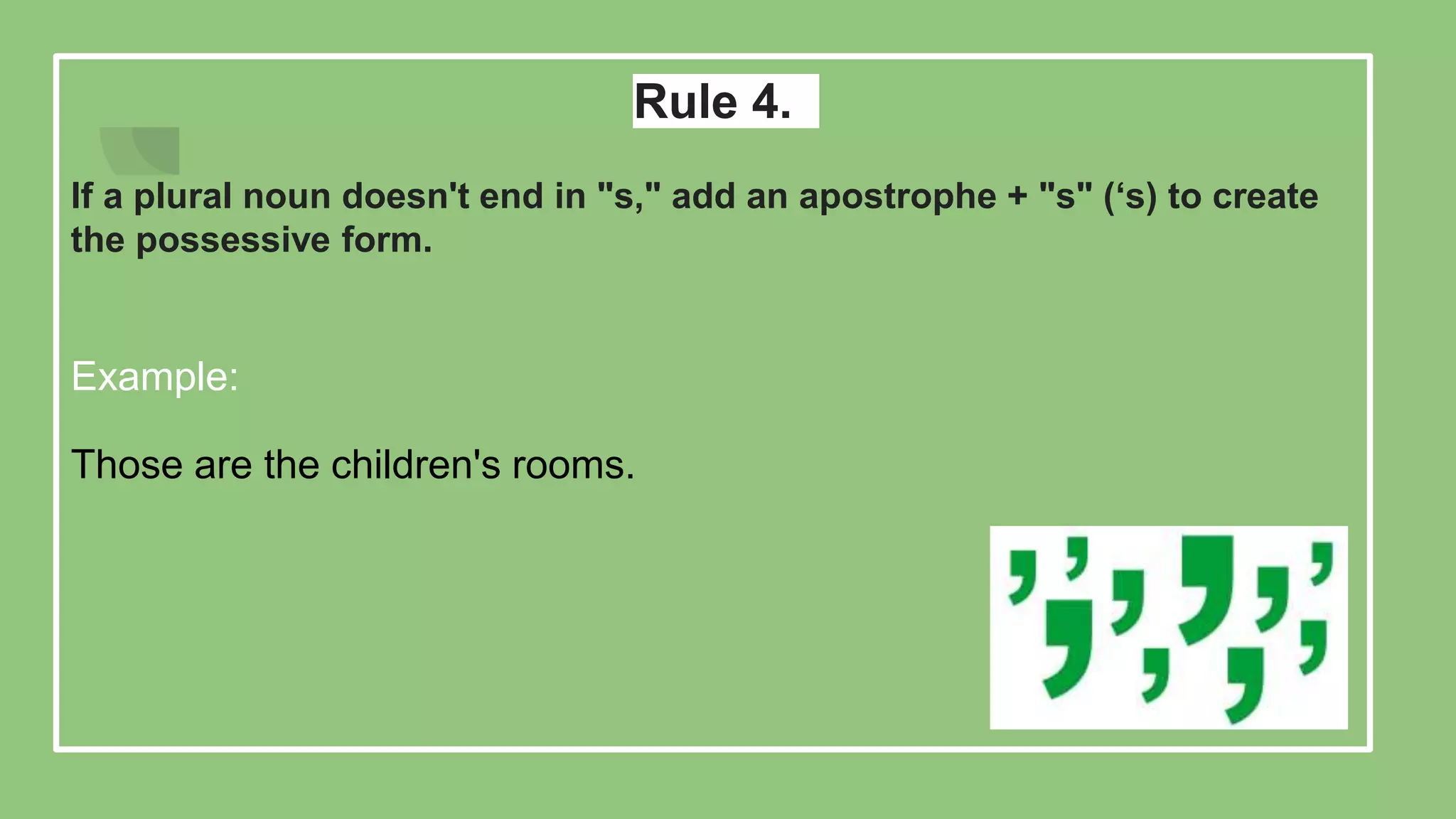 The apostrophe | PPTX