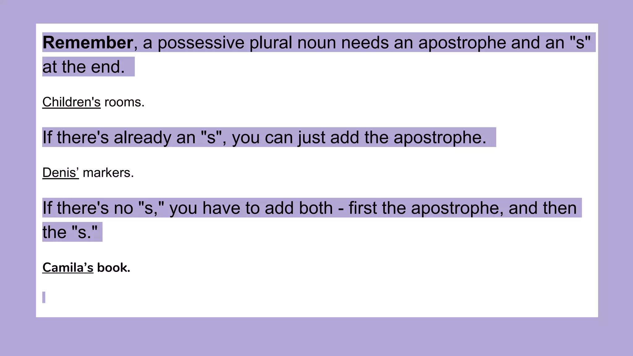 The apostrophe | PPTX