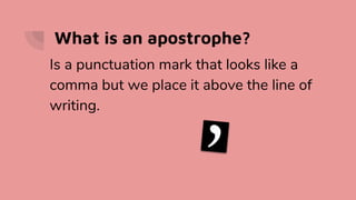 The apostrophe | PPTX