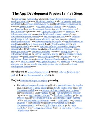 The App Development Process In Five Steps (1).pdf