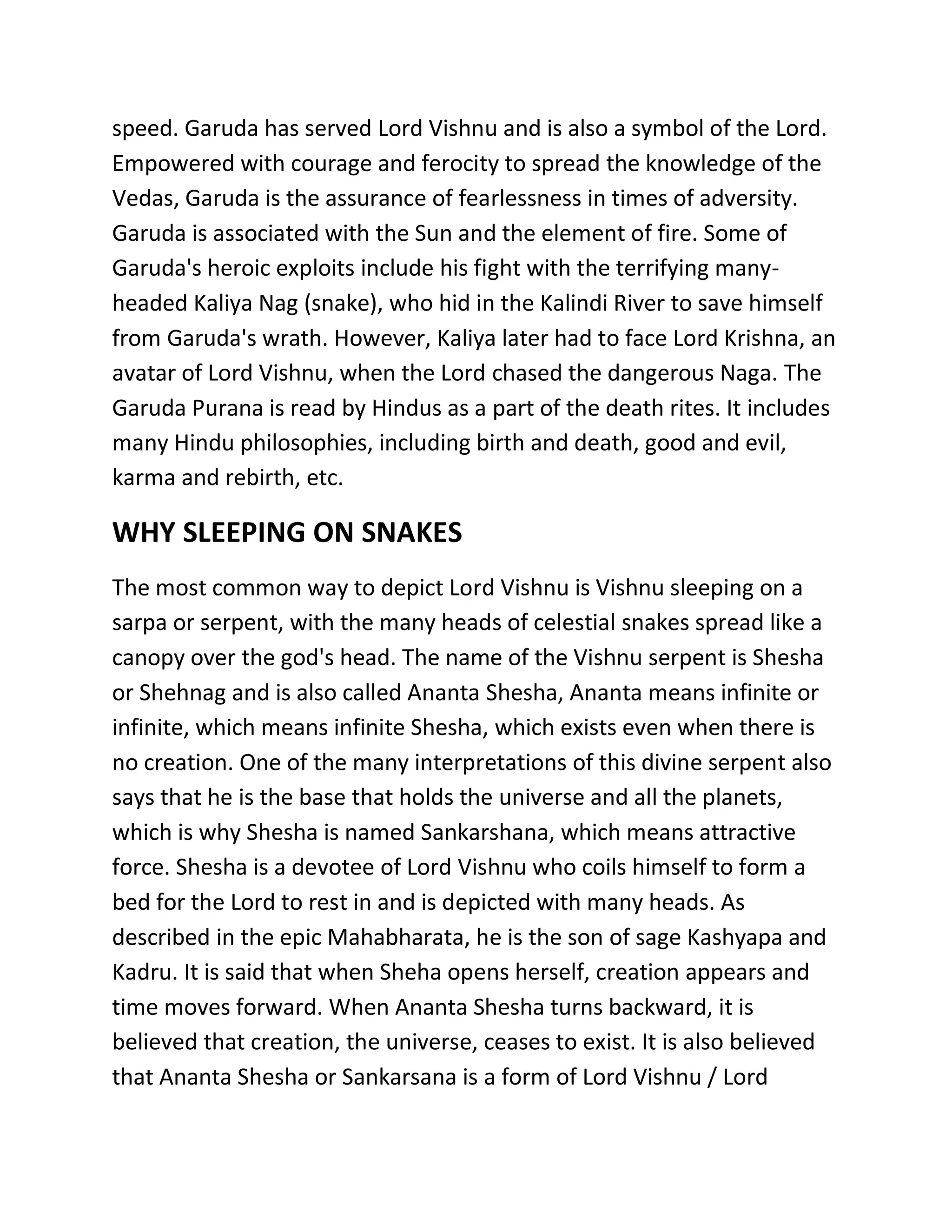 THE APPEARANCE OF LORD VISHNU AND ITS SYMBOLISM. | PDF