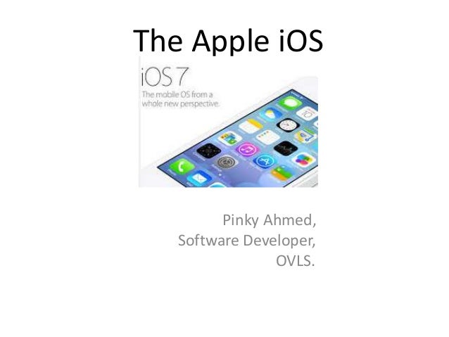 Apple iOS presentation
