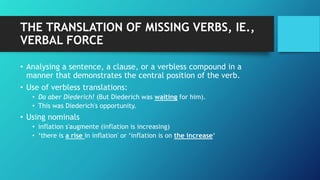 The application of case grammar to translation | PPTX