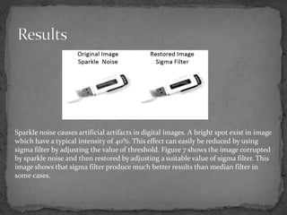 The application of image enhancement in color and grayscale images | PPTX