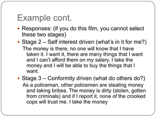 The application of moral stages | PPTX | Christianity | Religion ...