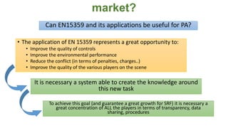 The application of the EN15359 - Whic market for SRF fuels | PPTX