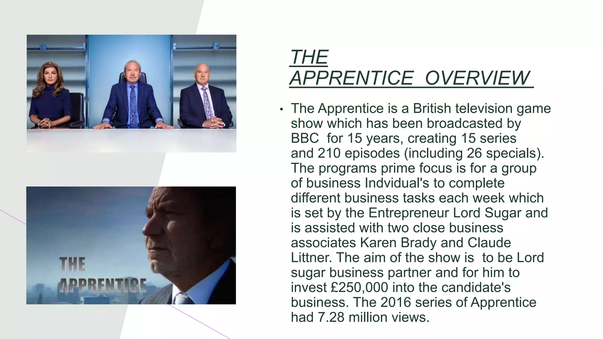 The apprentice | PPTX