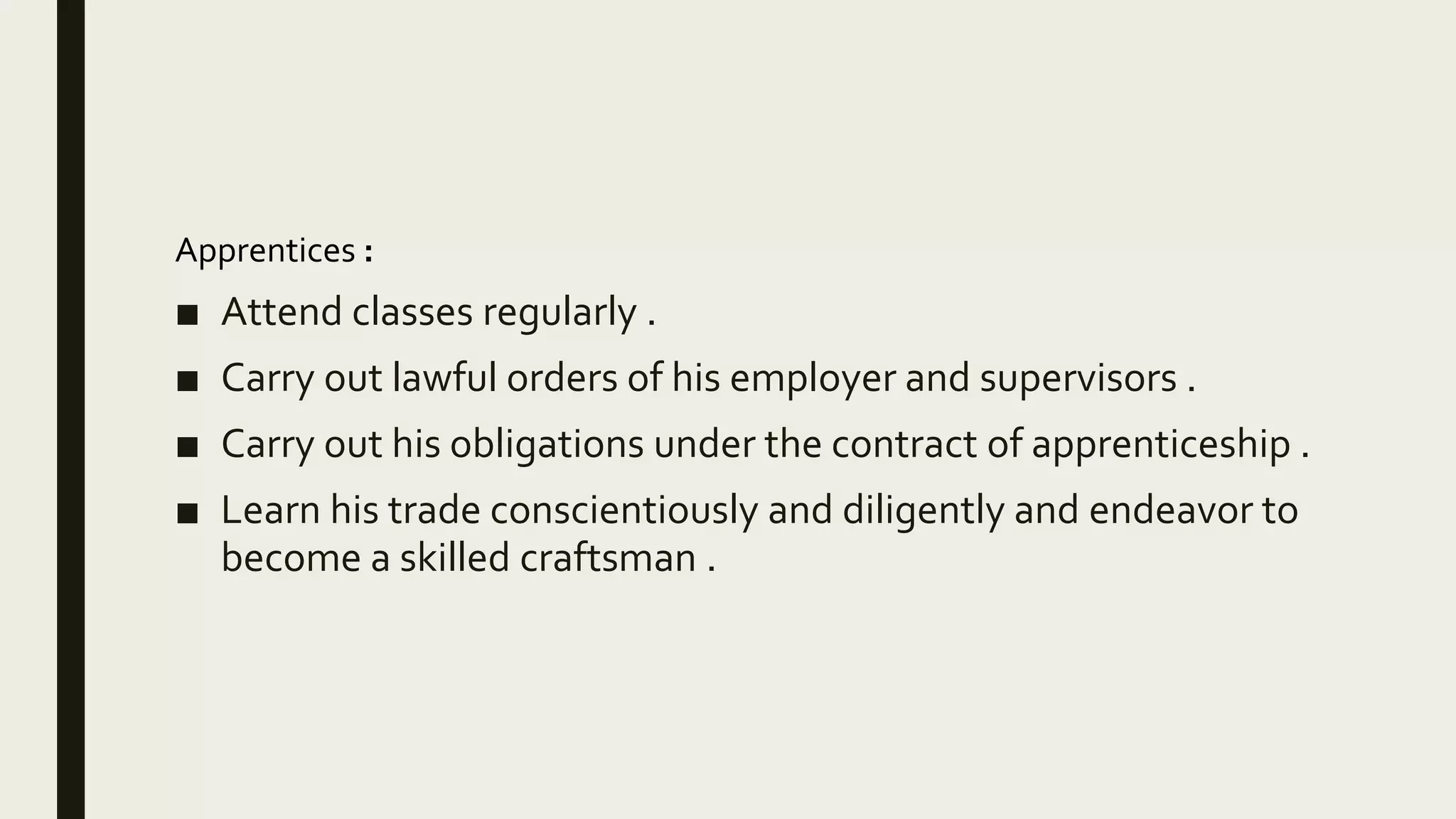 The apprentices act | PPTX