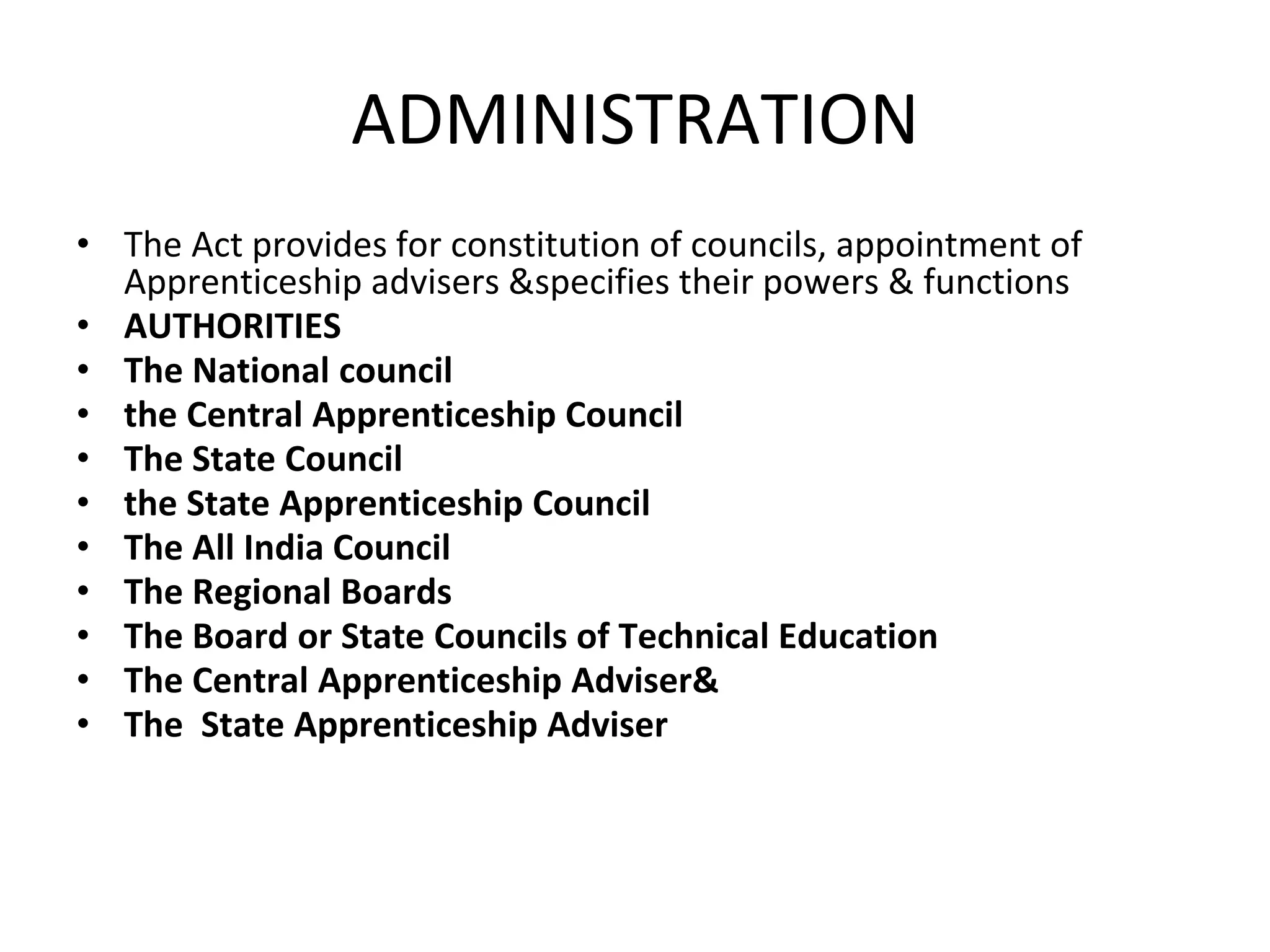 the apprentices act, 1961 | PPTX
