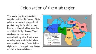 The arab and colonization | PPT