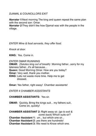 The arabian king's sons 5ºa | PDF