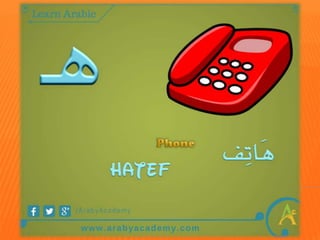 The Arabic Alphabet. | PPTX