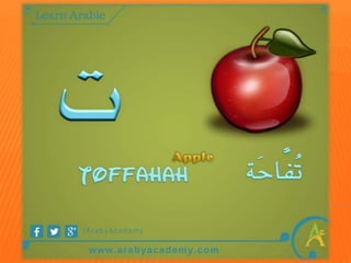 The Arabic Alphabet. | PPTX