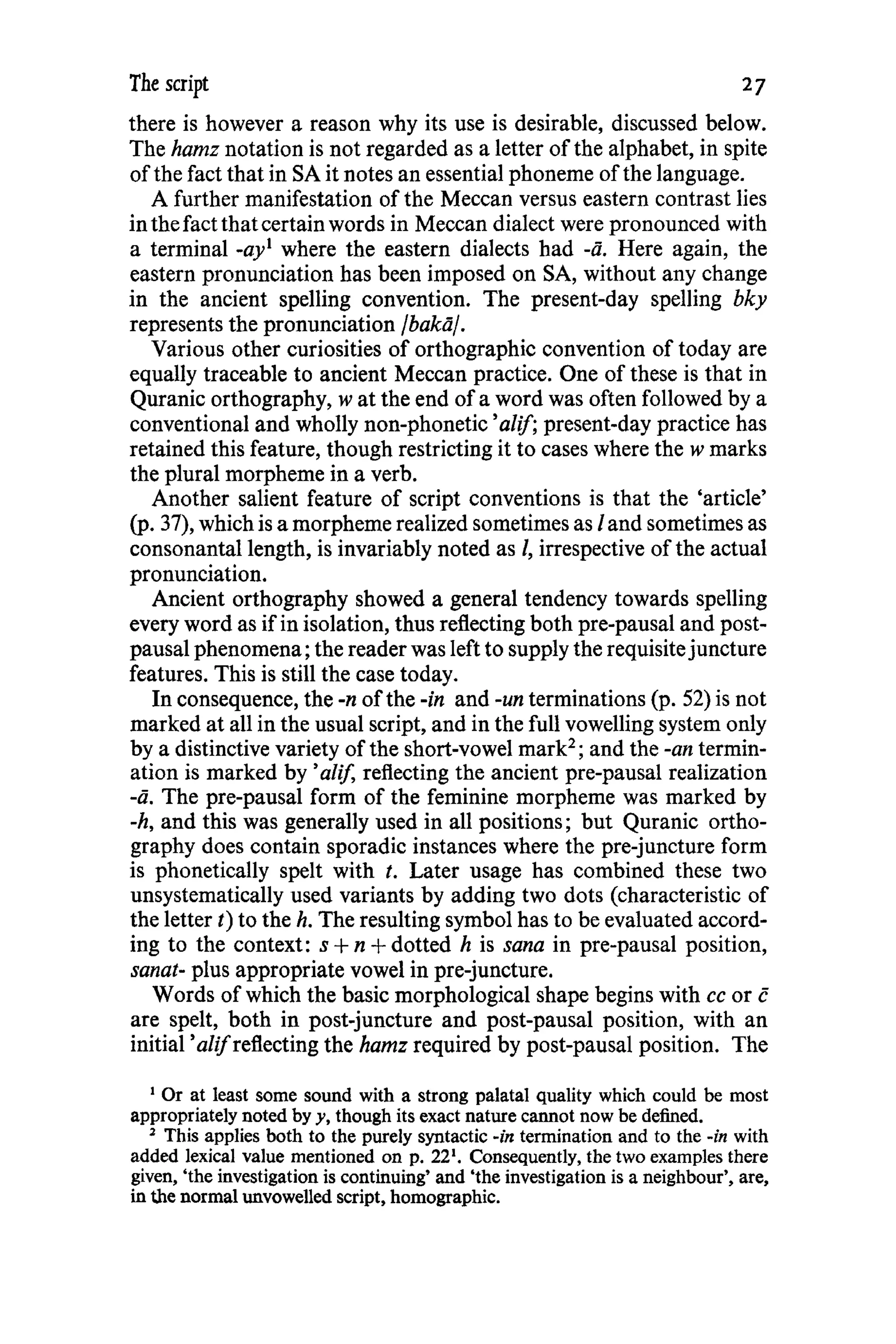 The arabic language today | PDF