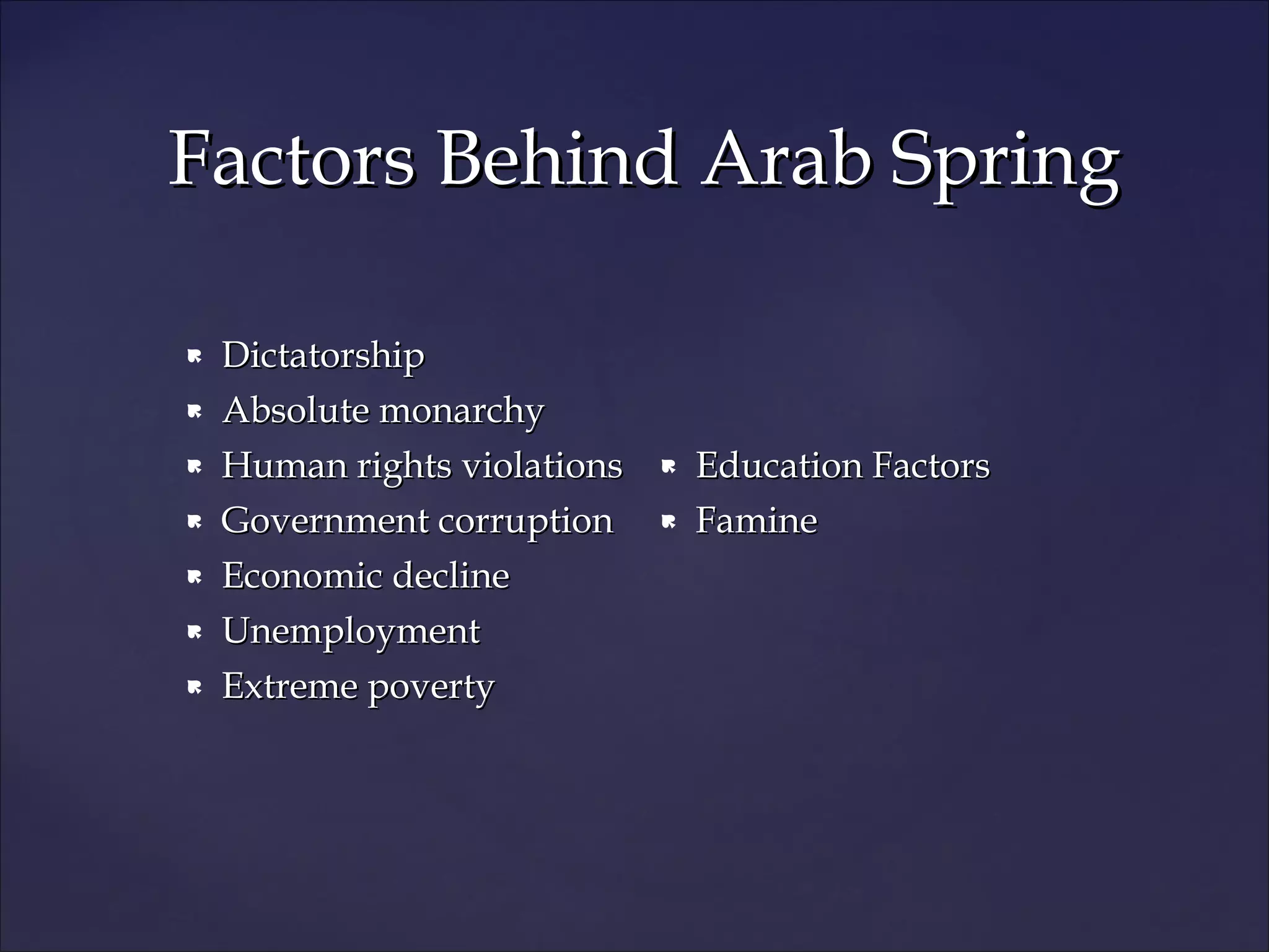 The arab spring | PPT