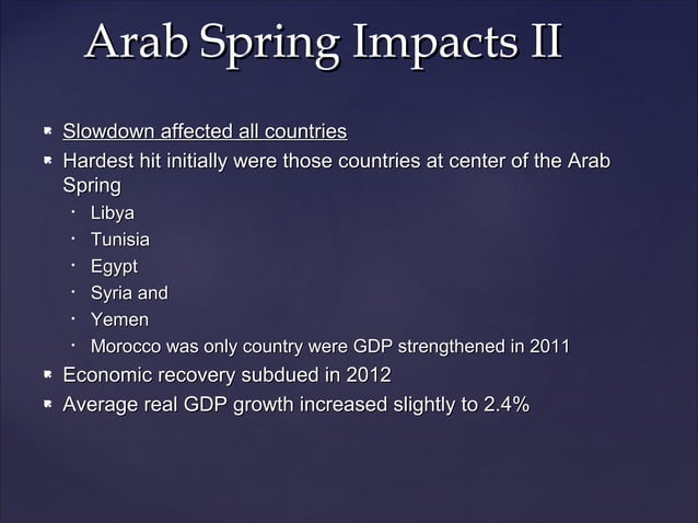The arab spring | PPT | Islam | Religion & Spirituality