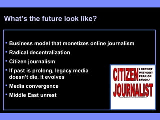 The Arab Spring and the Role of Journalism | PPT