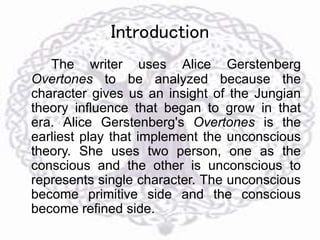 The archetypes of characters in alice gerstenberg | PPTX